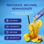 refreshing iced tea lemonade electrolyte mix