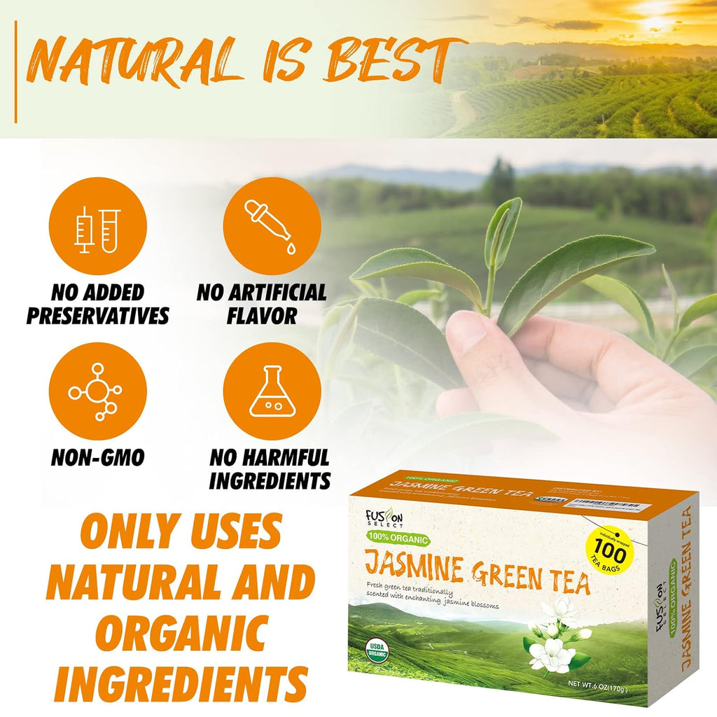 refreshing jasmine green tea blend