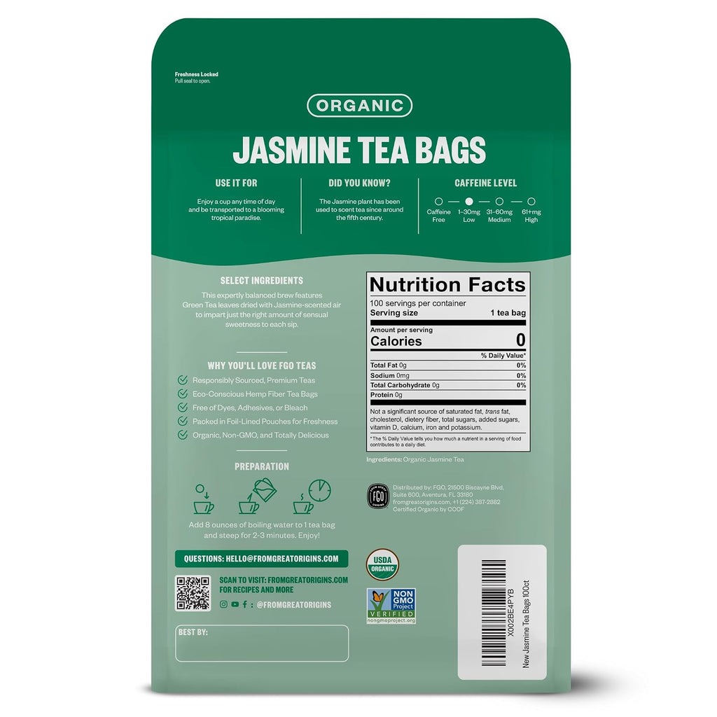 refreshing jasmine green tea blend