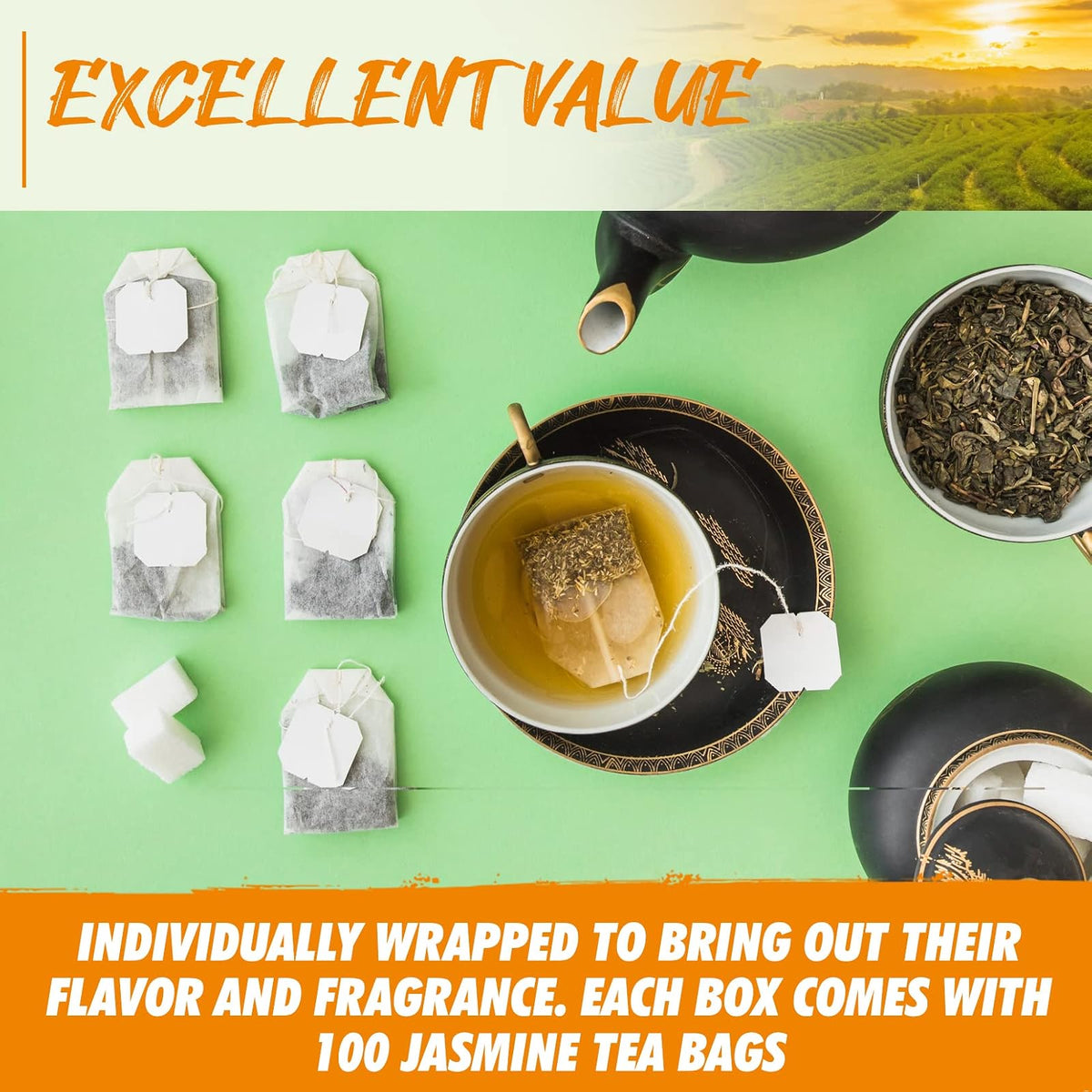 refreshing jasmine green tea experience