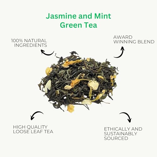 refreshing jasmine mint tea blend