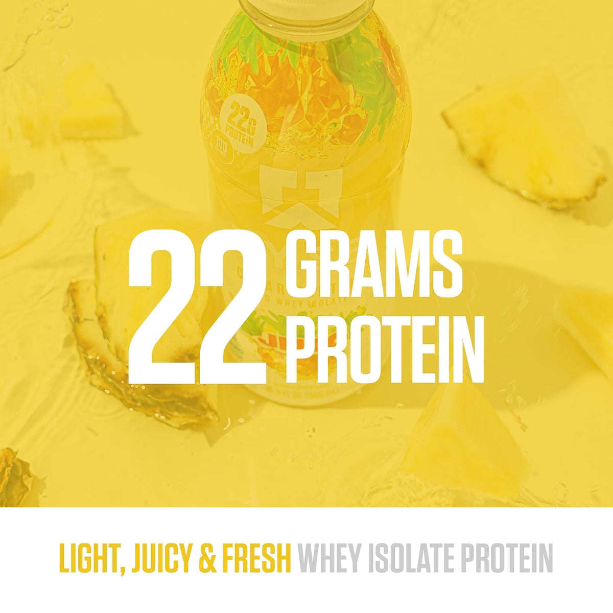 refreshing Jell-O Island pineapple protein drink