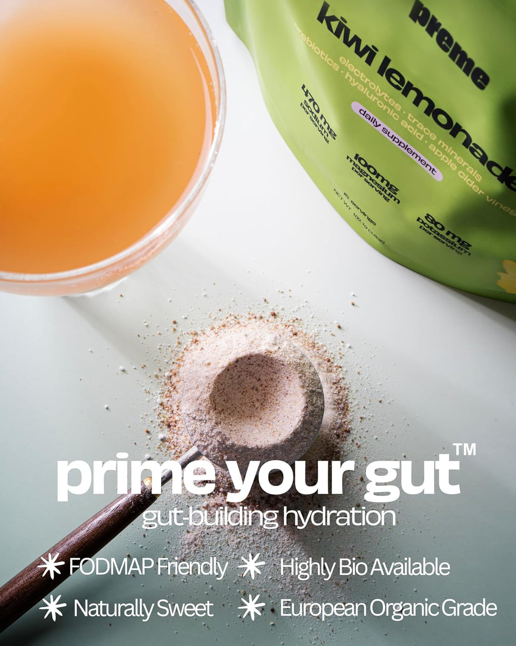 refreshing Kiwi Lemonade flavour