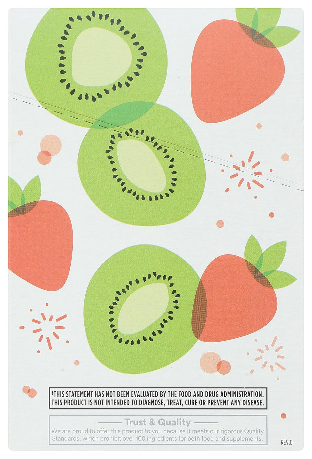 Refreshing kiwi strawberry flavour