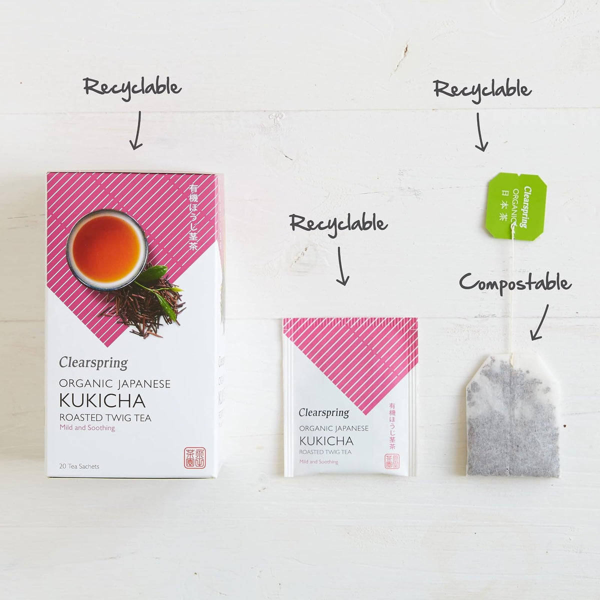 refreshing Kukicha tea blend