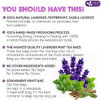 refreshing lavender mint tea bags