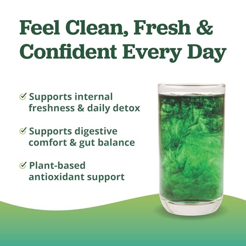 Refreshing lemon apple chlorophyll flavour