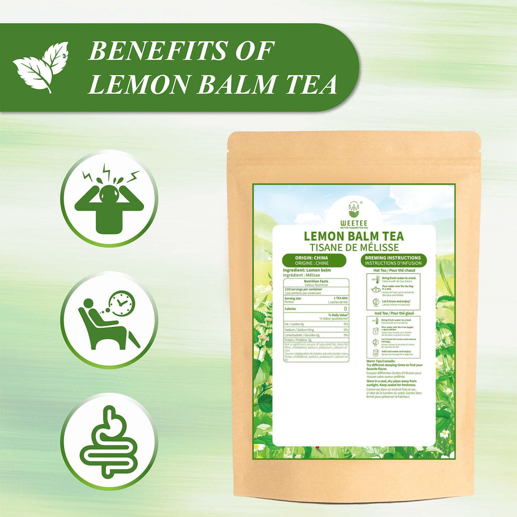 refreshing lemon balm tea blend
