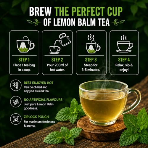 refreshing lemon balm tea for wellness