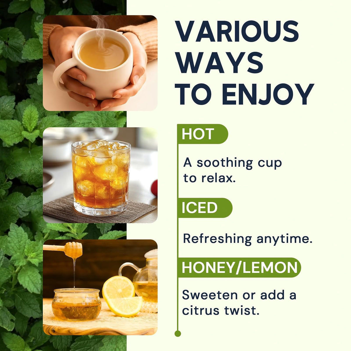 refreshing lemon balm tea for wellness