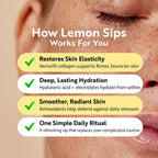 refreshing lemon collagen drink mix