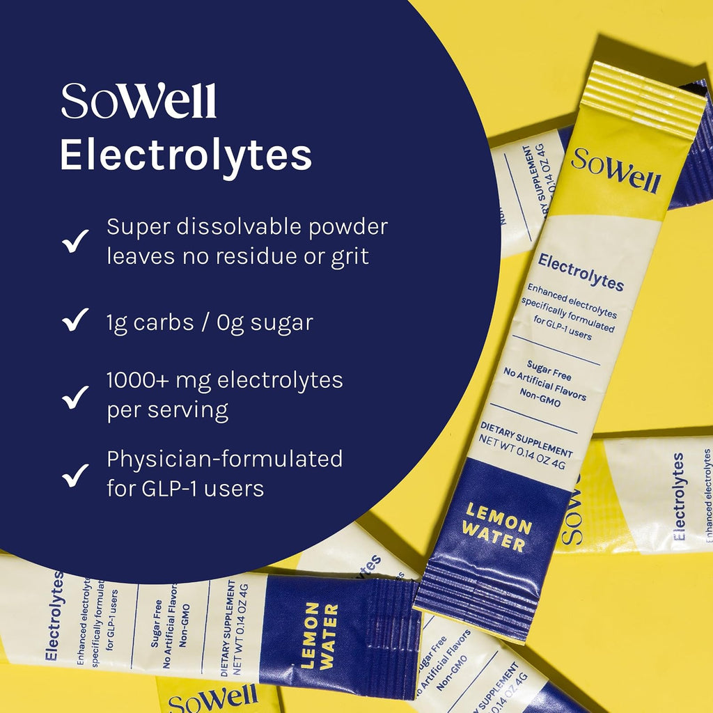 refreshing lemon electrolyte drink mix