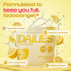 refreshing lemon flavour protein drink