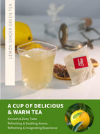 refreshing lemon ginger green tea
