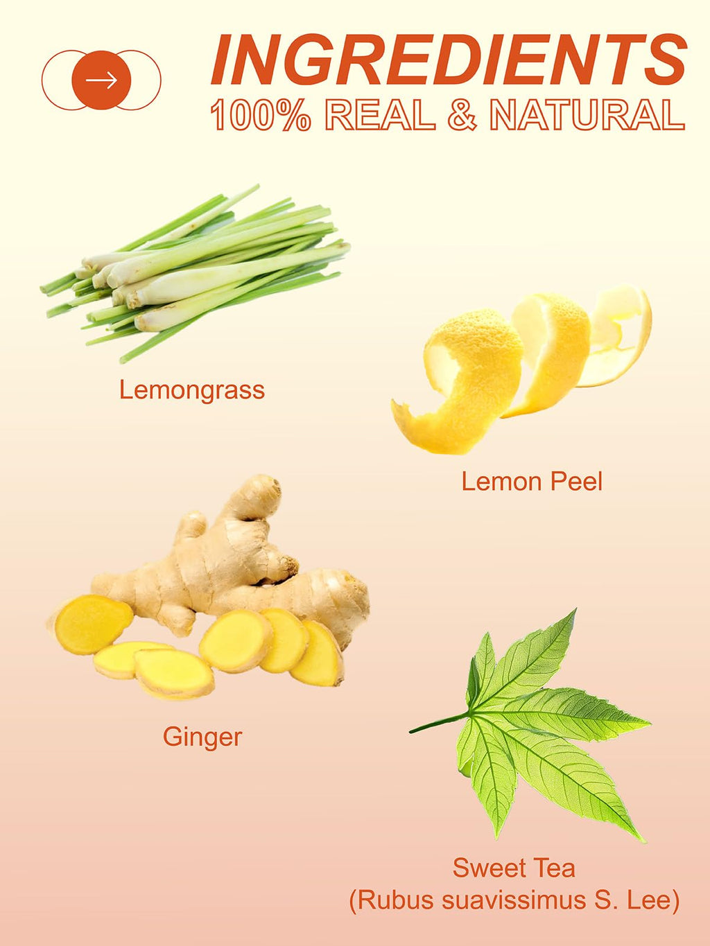 refreshing lemon ginger herbal detox tea
