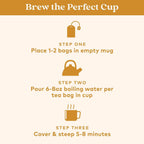 Refreshing lemon ginger herbal tea