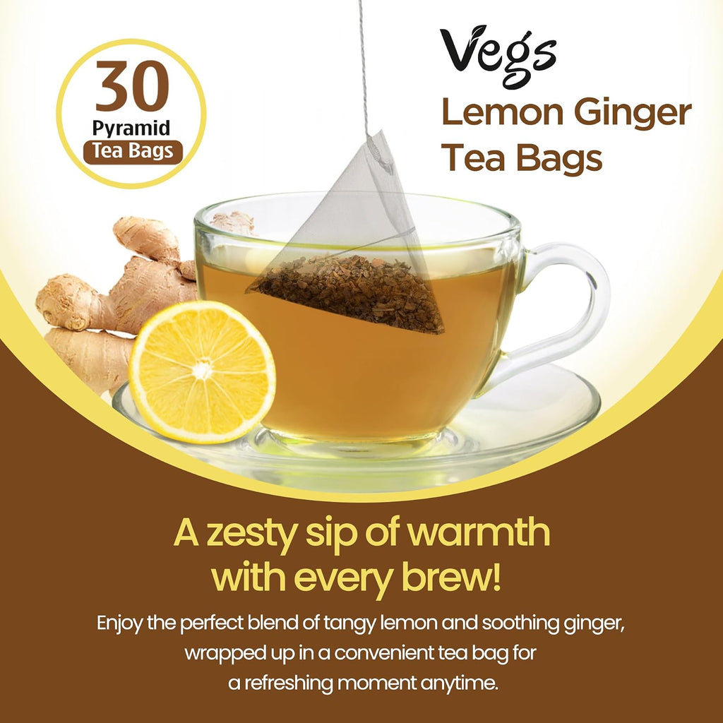 refreshing lemon ginger infusion