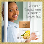 refreshing lemon ginger tea bags