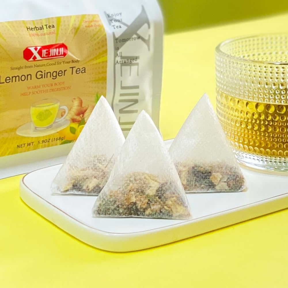 refreshing lemon ginger tea blend
