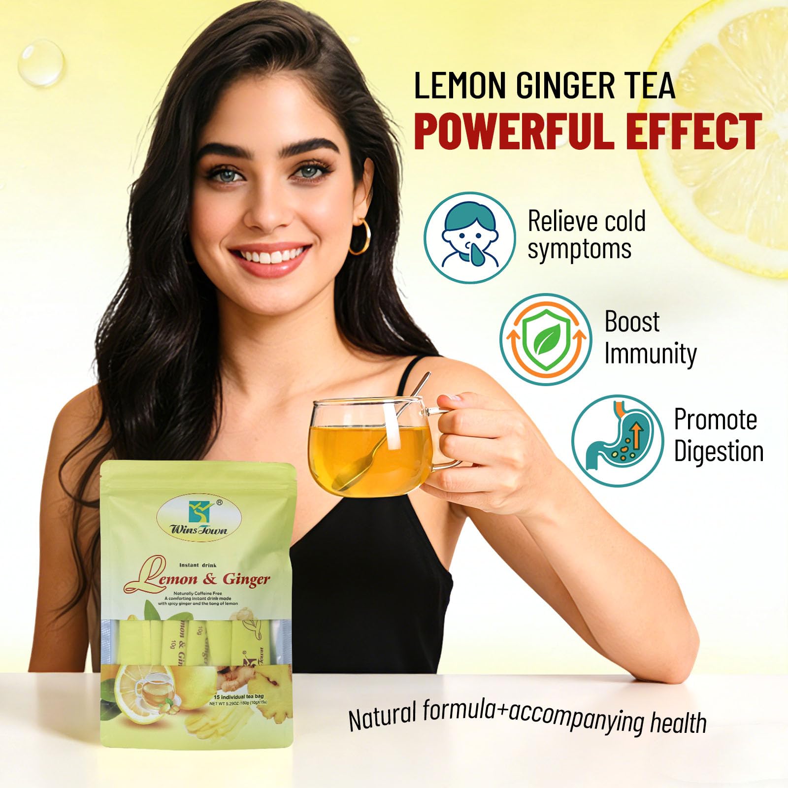 refreshing lemon ginger tea experience