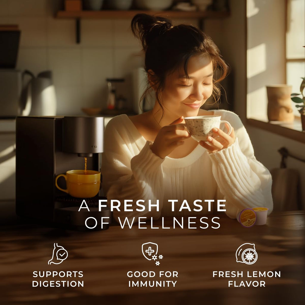 refreshing lemon ginger tea