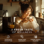 refreshing lemon ginger tea