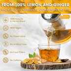 refreshing lemon ginger tea