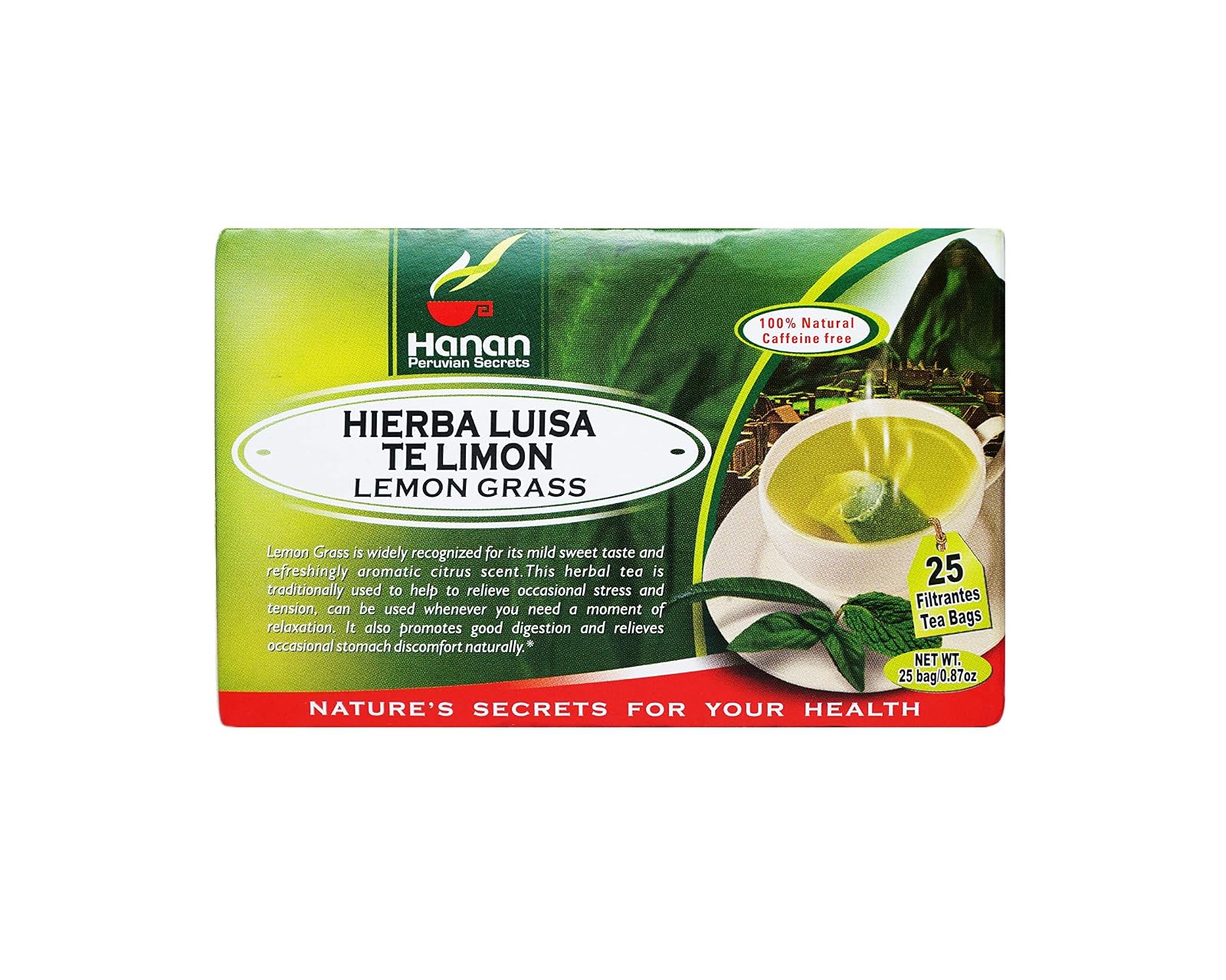 refreshing lemon grass herbal tea