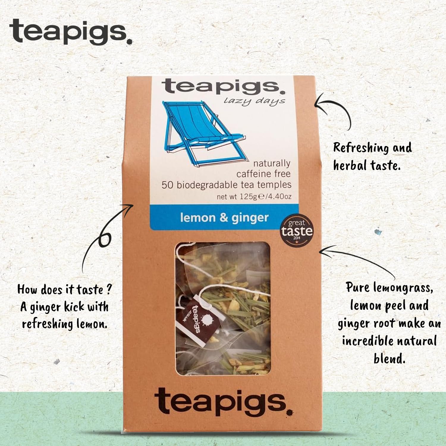 refreshing lemon herbal detox tea