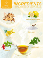 refreshing lemon herbal infusion