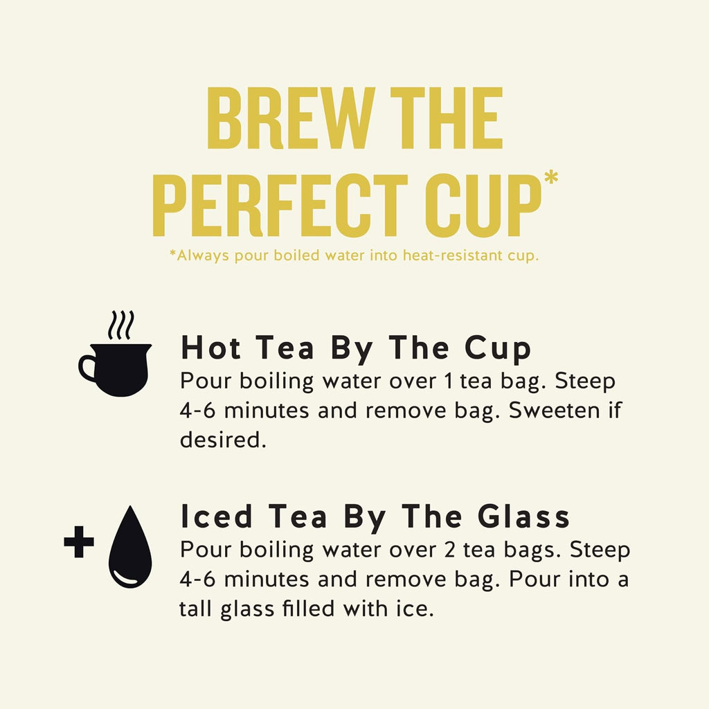 refreshing lemon herbal tea bags