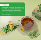 refreshing lemon herbal tea bags