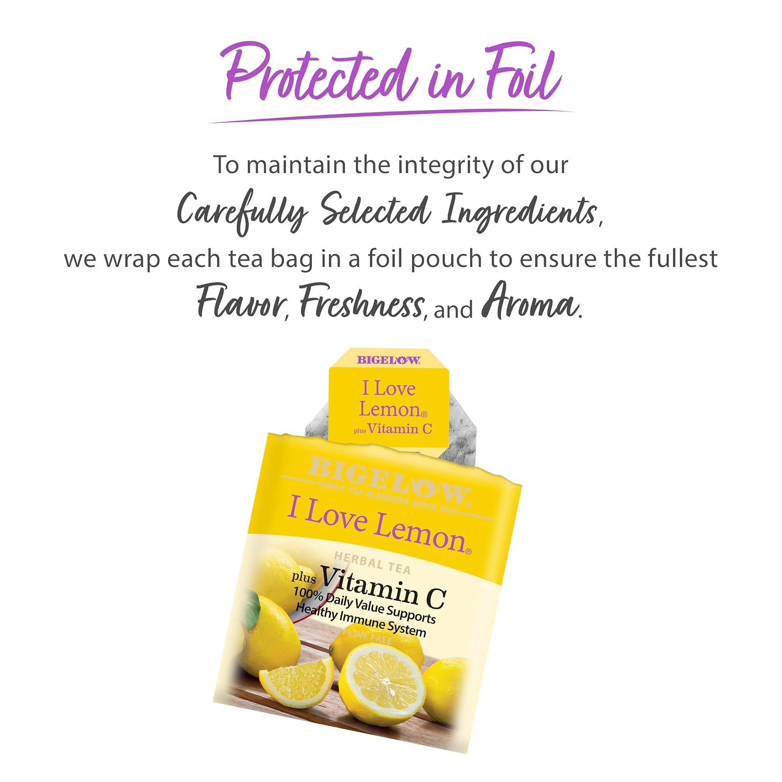 refreshing lemon herbal tea blend
