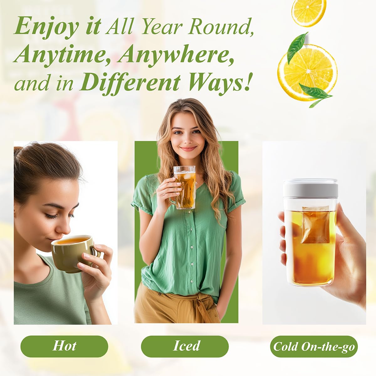 refreshing lemon herbal tea blend