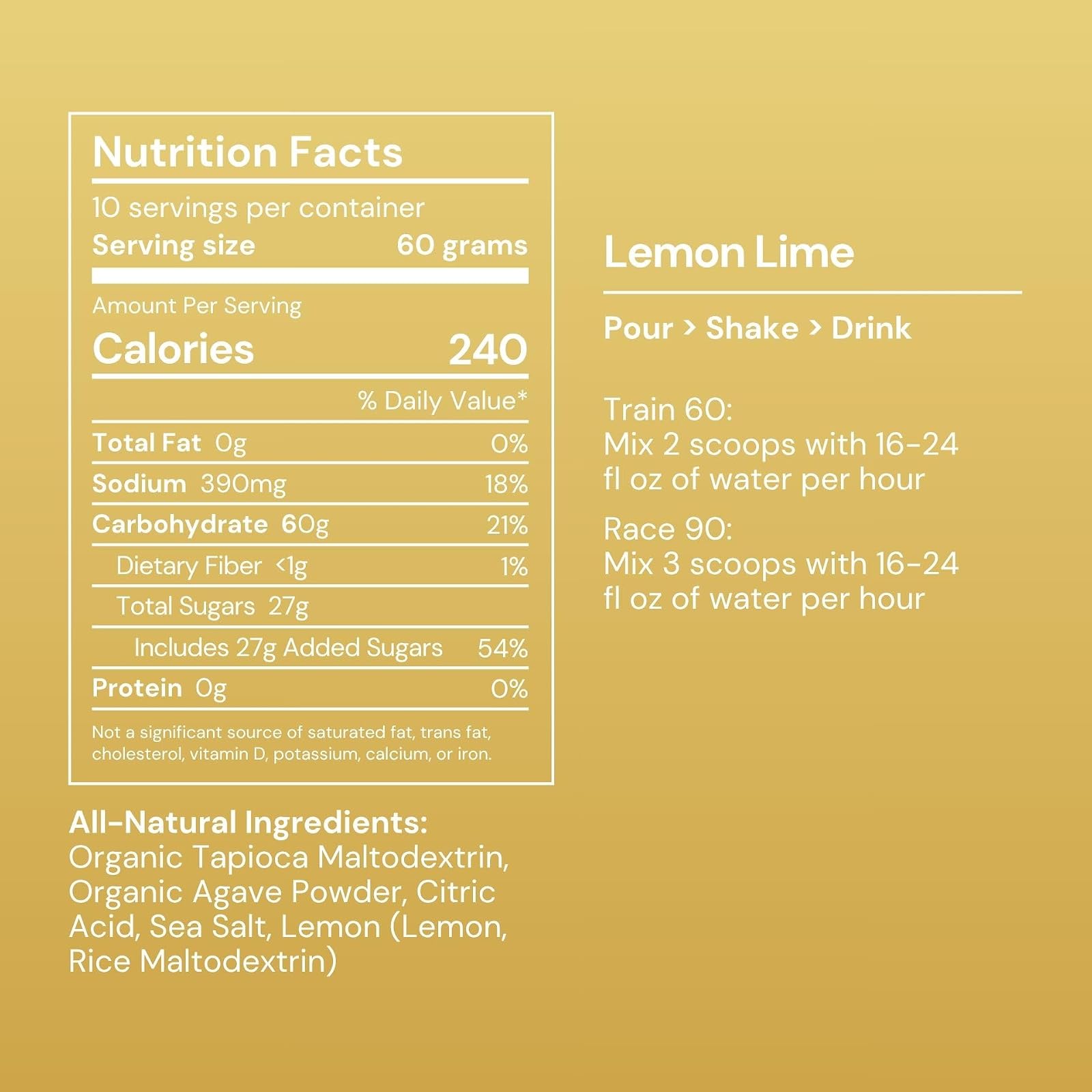 refreshing lemon lime electrolyte blend