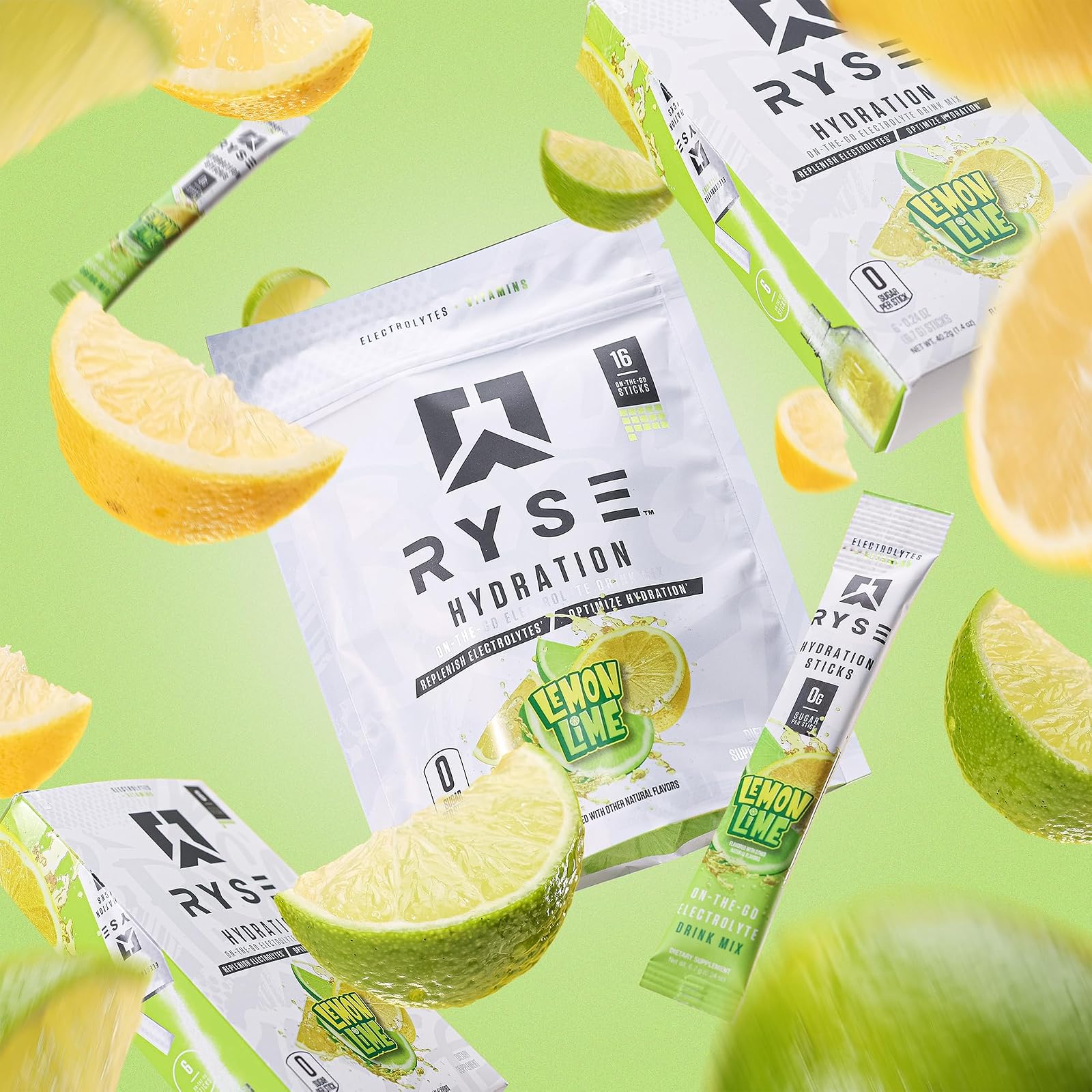 refreshing lemon lime electrolyte drink mix