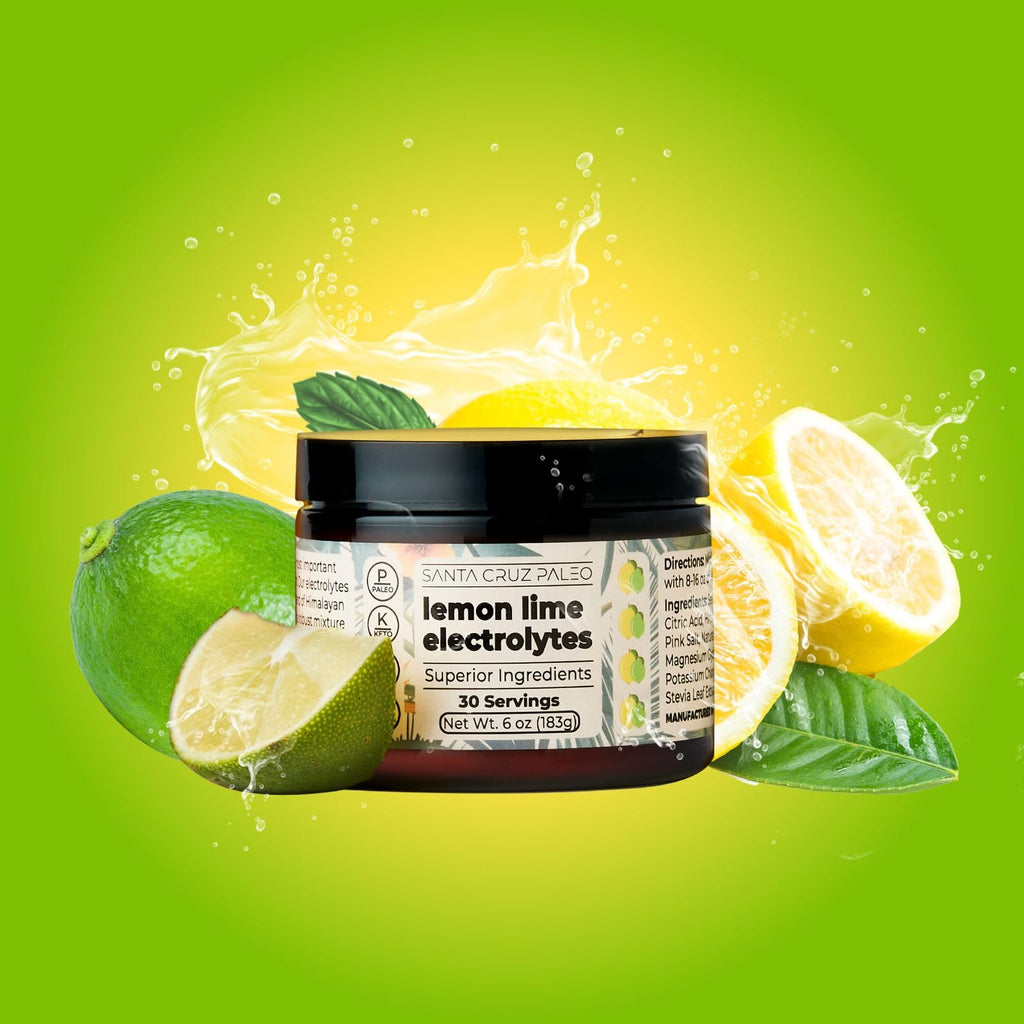 refreshing lemon lime electrolyte drink