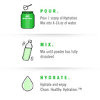 Refreshing lemon lime electrolyte drink