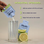refreshing lemon lime electrolyte drink