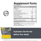 refreshing lemon lime electrolyte drink