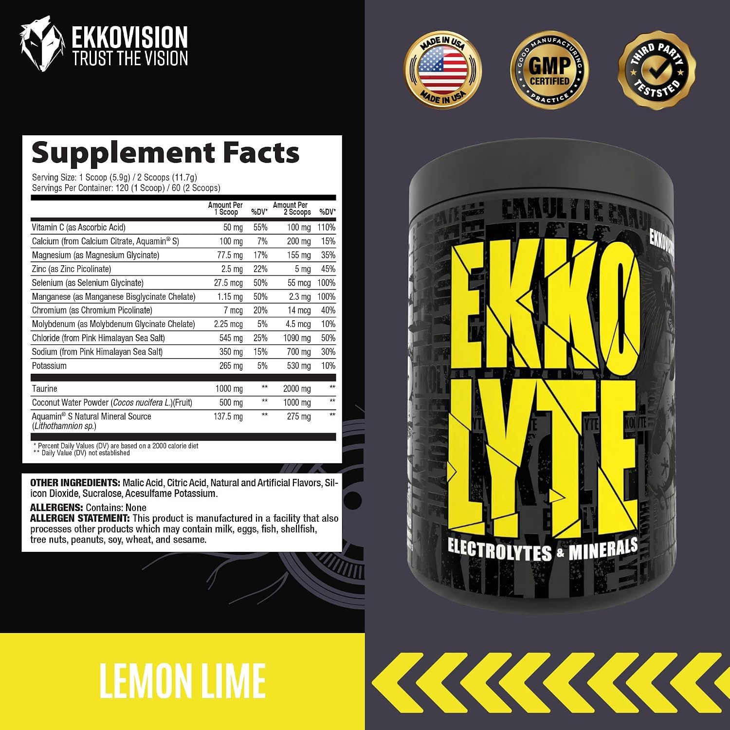 refreshing lemon lime electrolyte drink