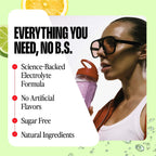refreshing lemon lime electrolyte drink
