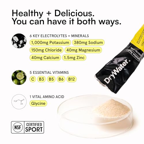 Refreshing lemon lime electrolyte mix