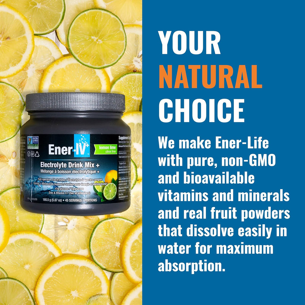 Refreshing lemon lime electrolyte powder