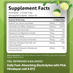 refreshing lemon lime electrolyte powder