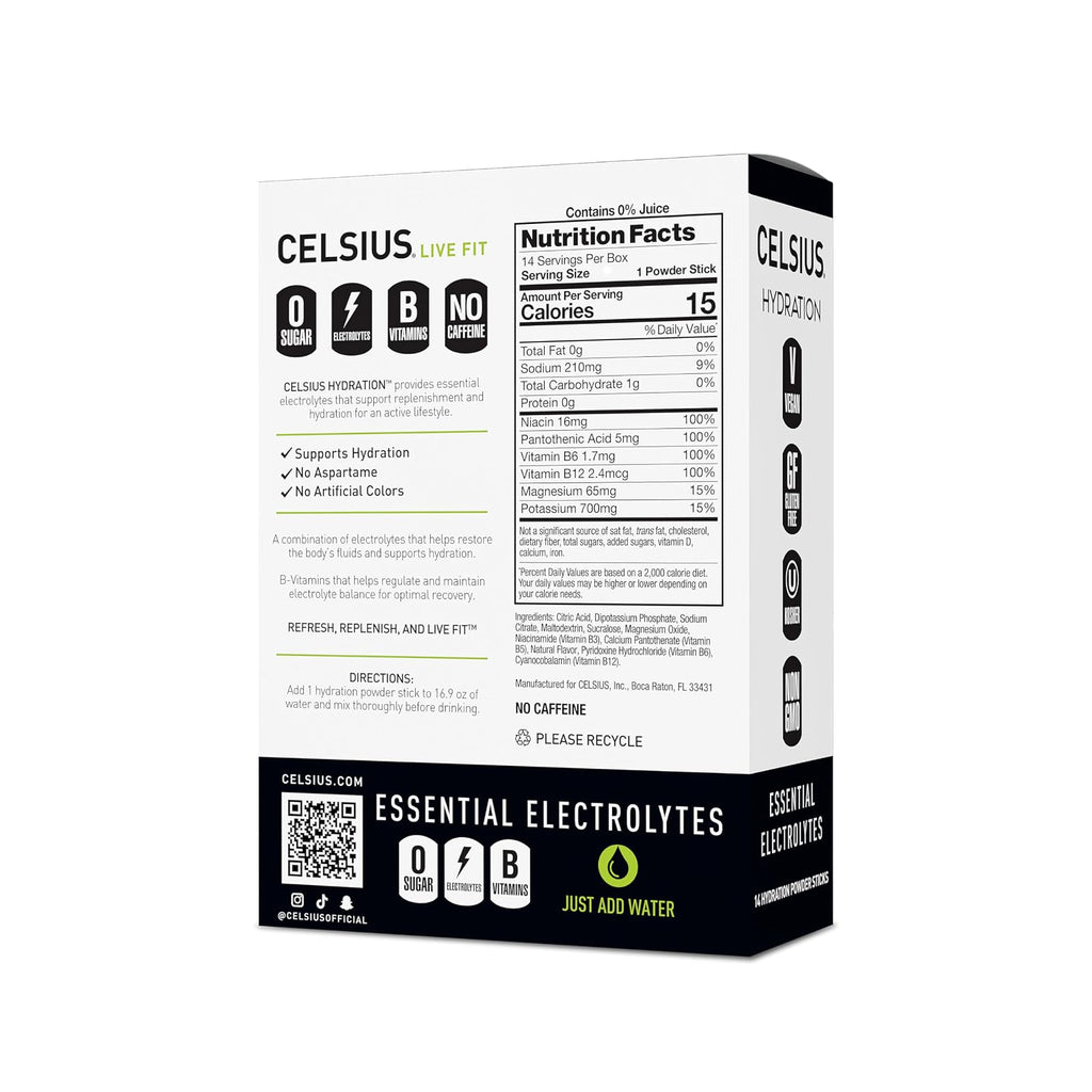 refreshing lemon lime electrolyte powder