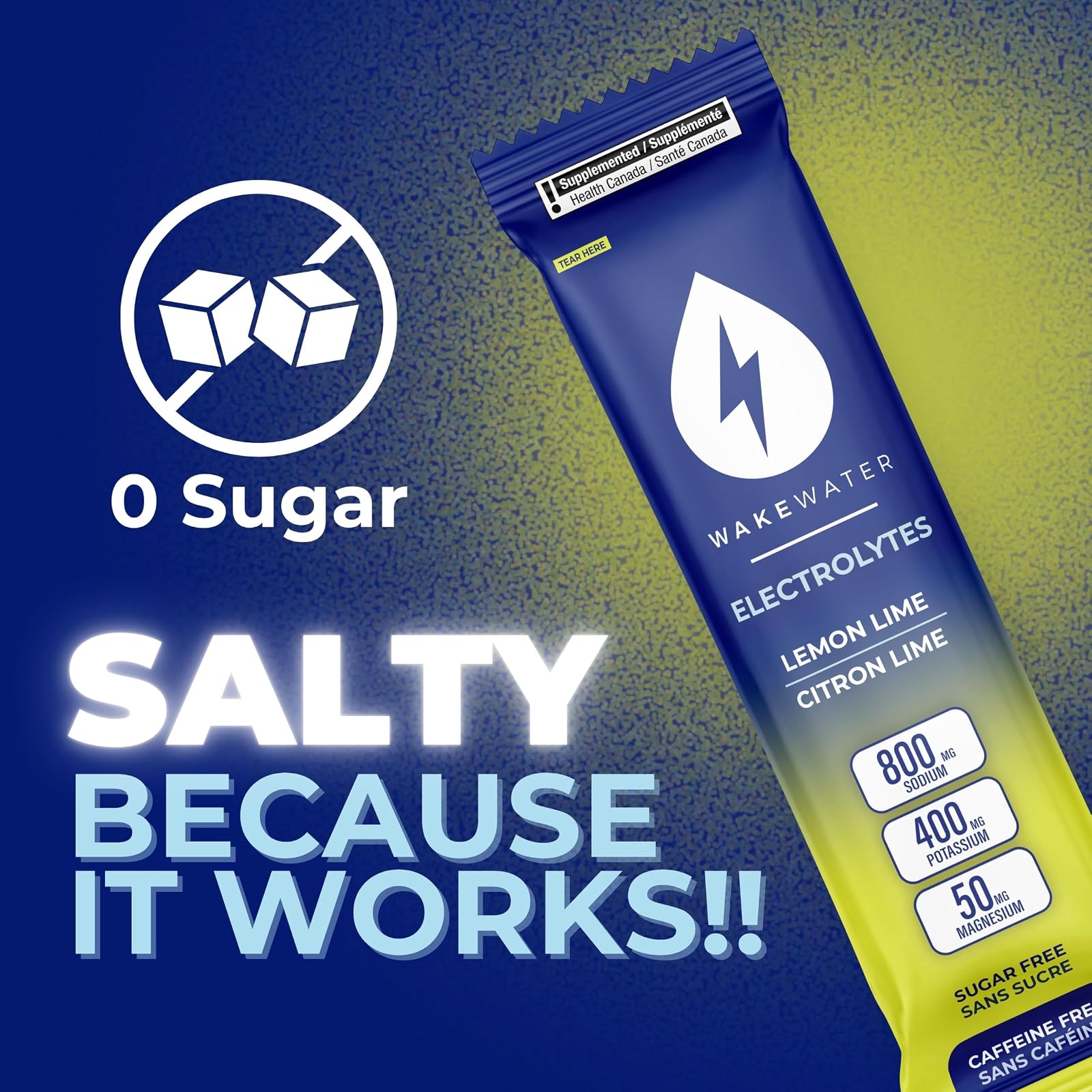 Refreshing lemon lime flavour electrolyte mix