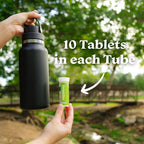 Refreshing lemon lime flavour electrolyte tablets