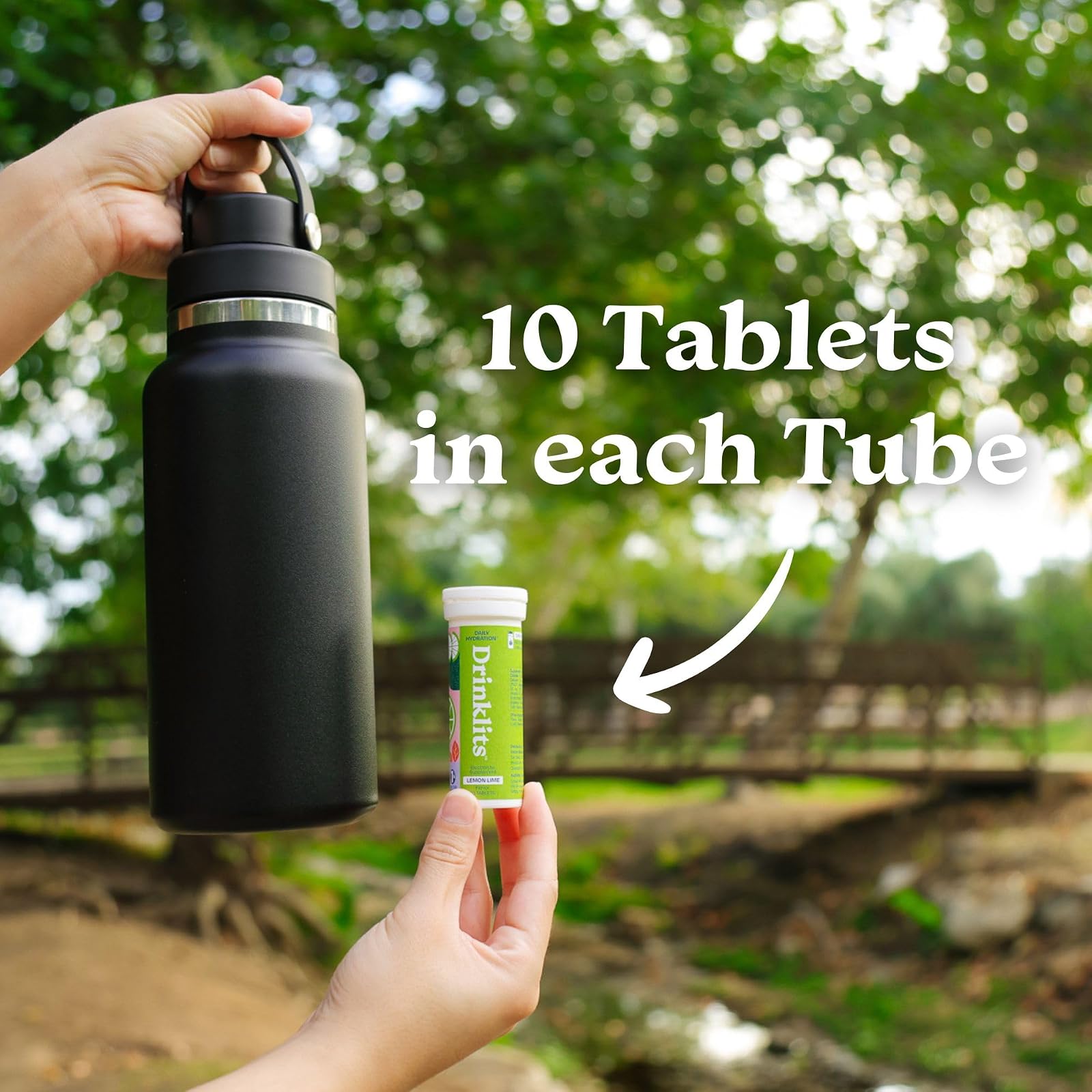 Refreshing lemon lime flavour electrolyte tablets