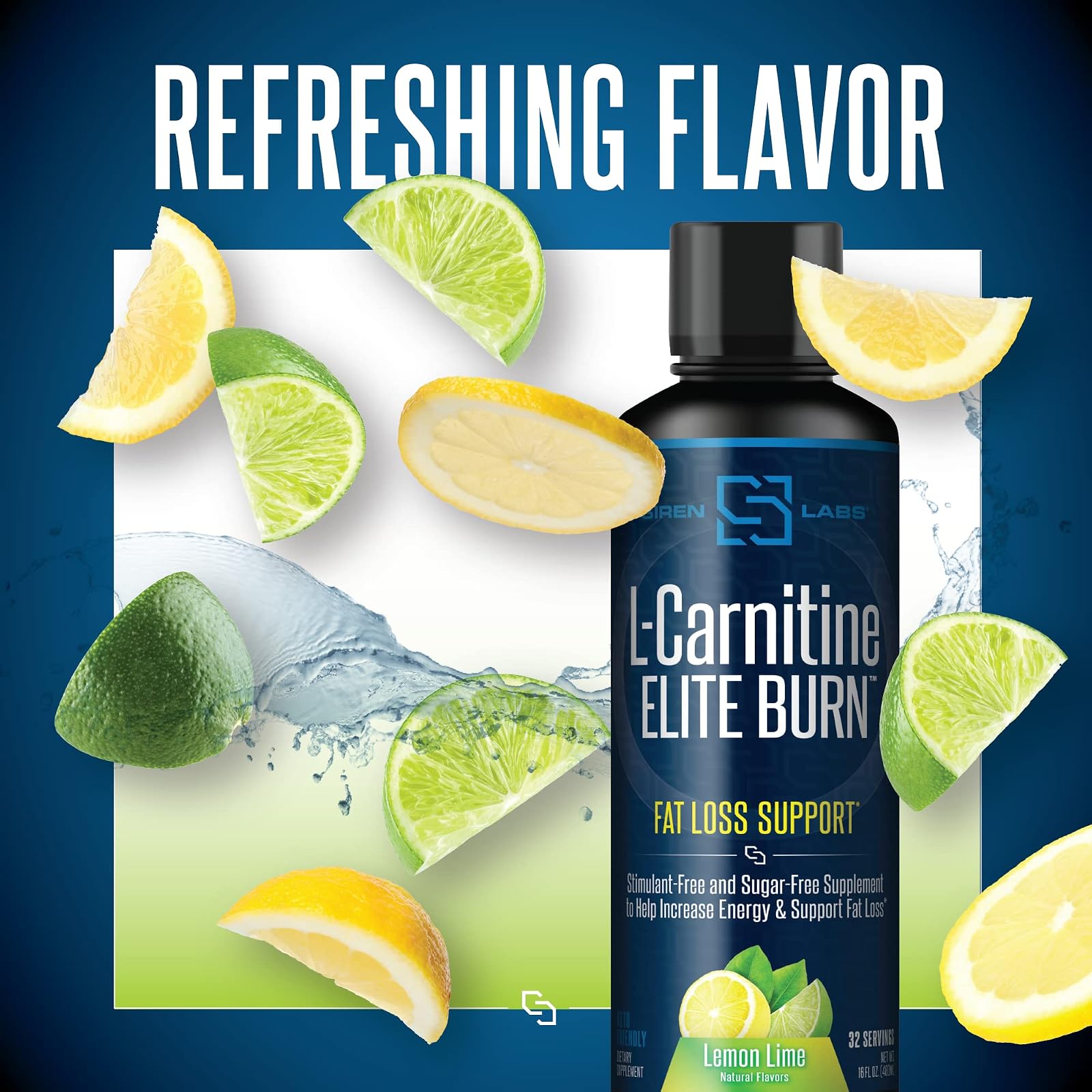 Refreshing lemon lime flavour supplement